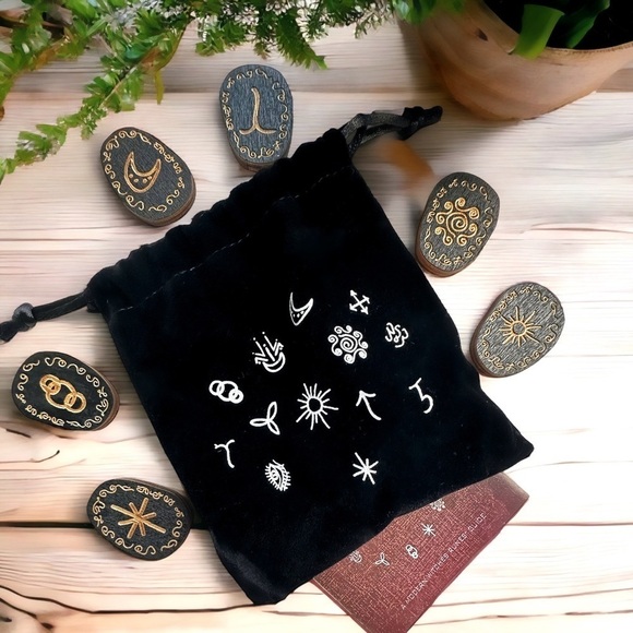 Healing Stones And Crystals | Accessories | New Gypsy Runes Hand Carved ...